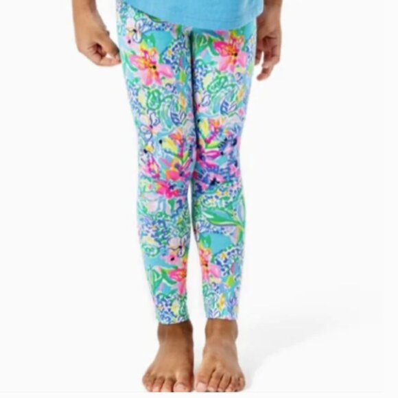 Lilly Pulitzer | Bottoms | Lilly Pulitzer Girls Maia Blue Alligator Isle Legging In Size Xl 214 ...